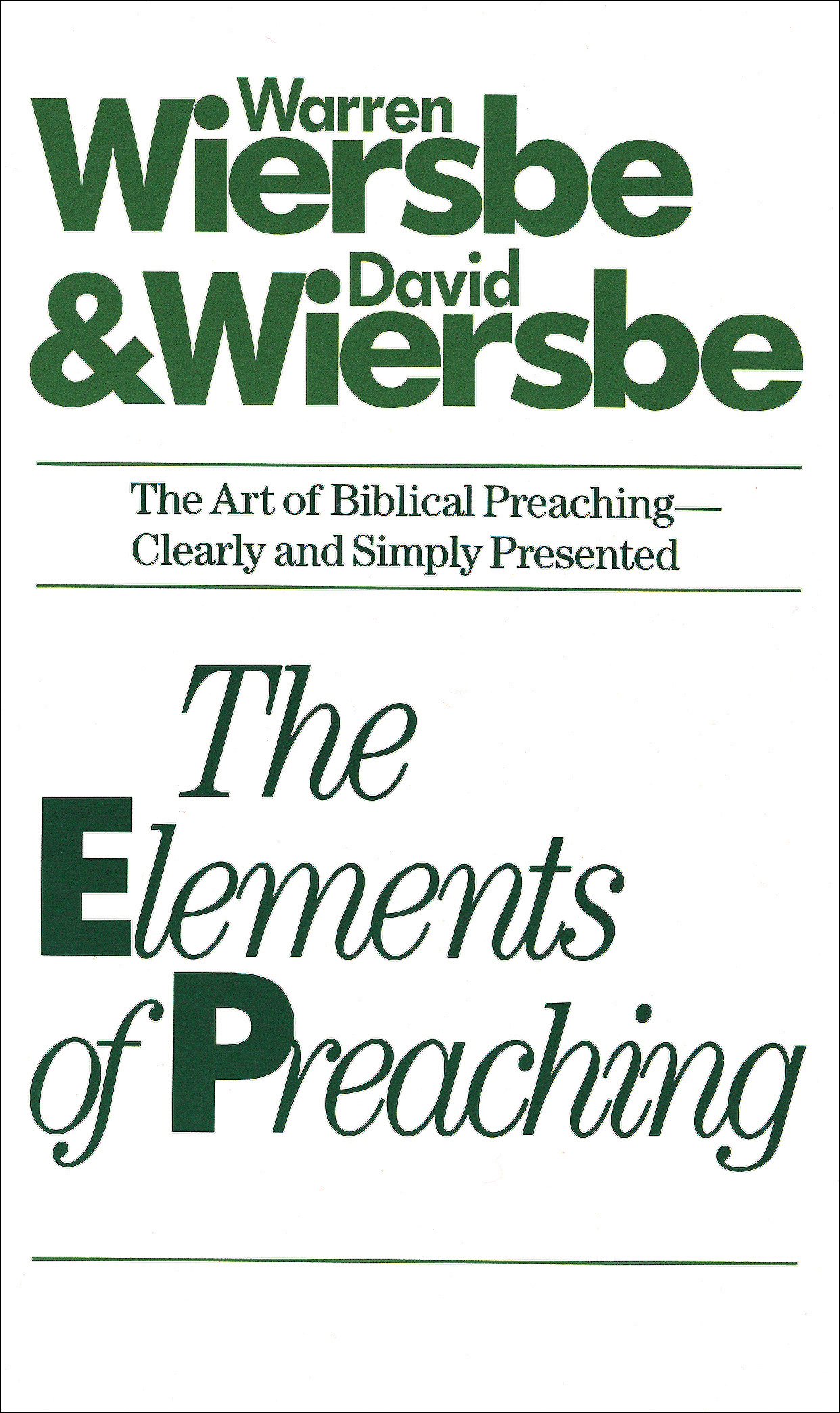 The Elements of Preaching | Church Connect