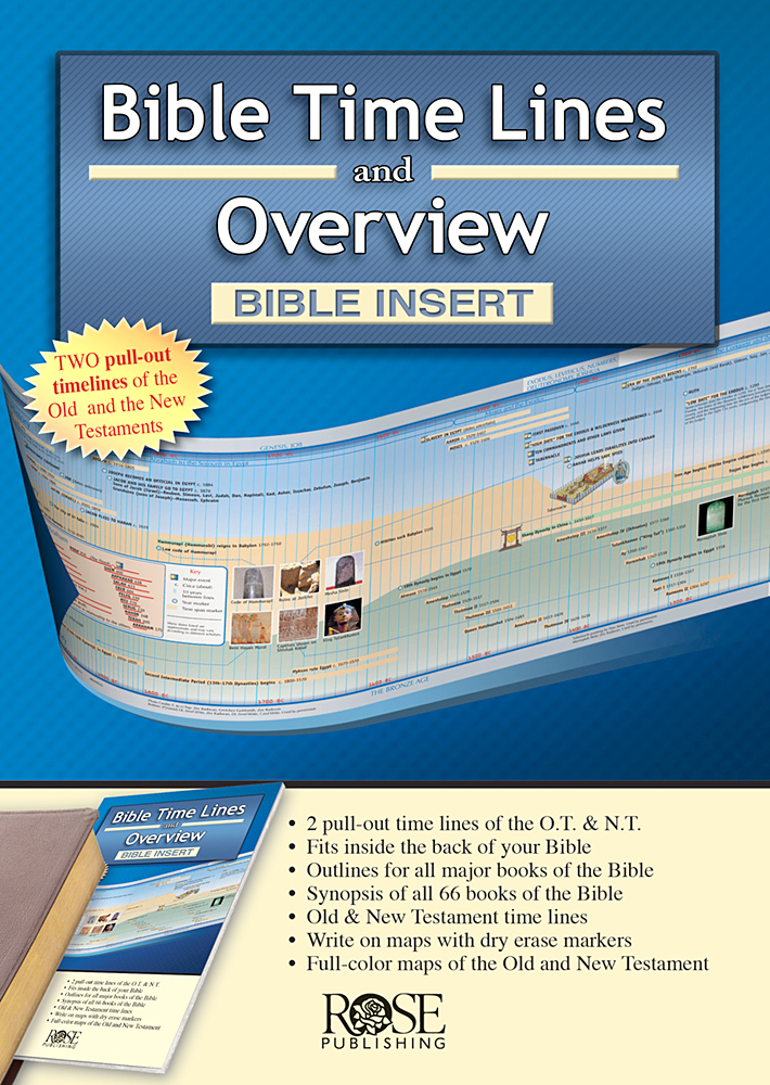 Bible Time Lines And Overview Bible Insert | Church Connect