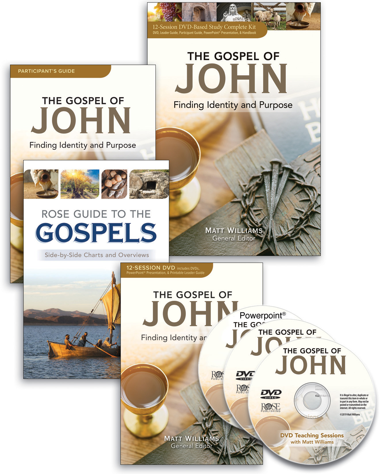 The Gospel of John 12-Session DVD Based Study Complete Kit | Church Connect