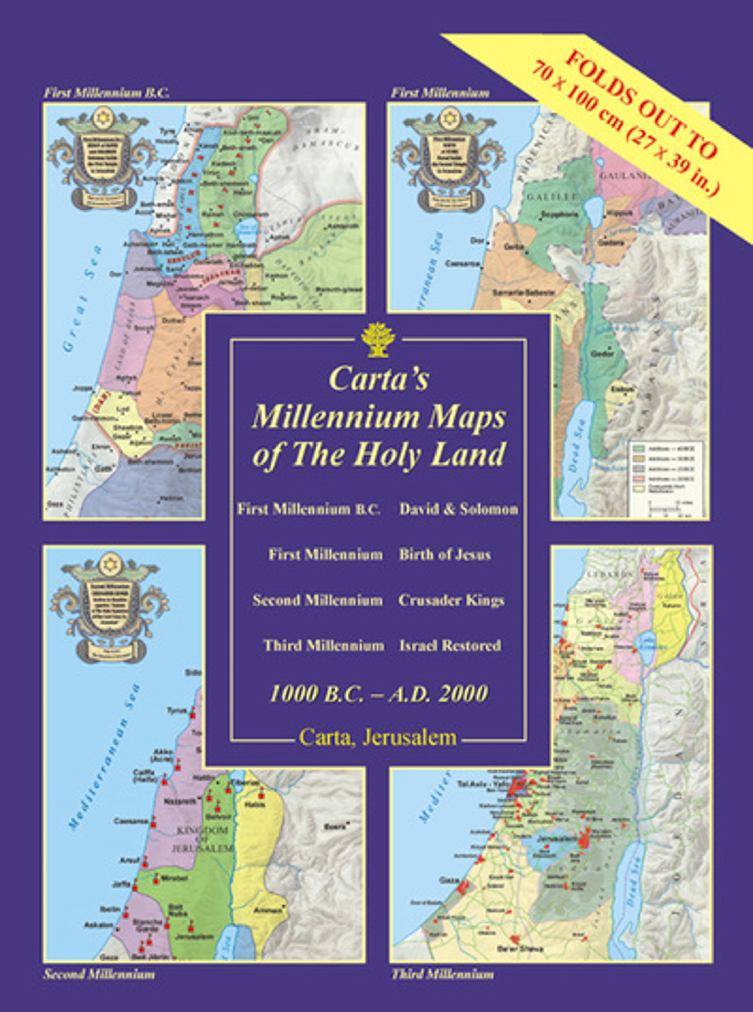 Carta's Millennium Maps of the Holy Land | Church Connect